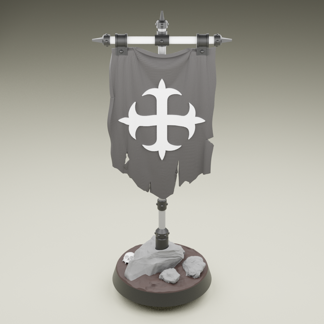 Banner mit Logo – Tabletop Forge